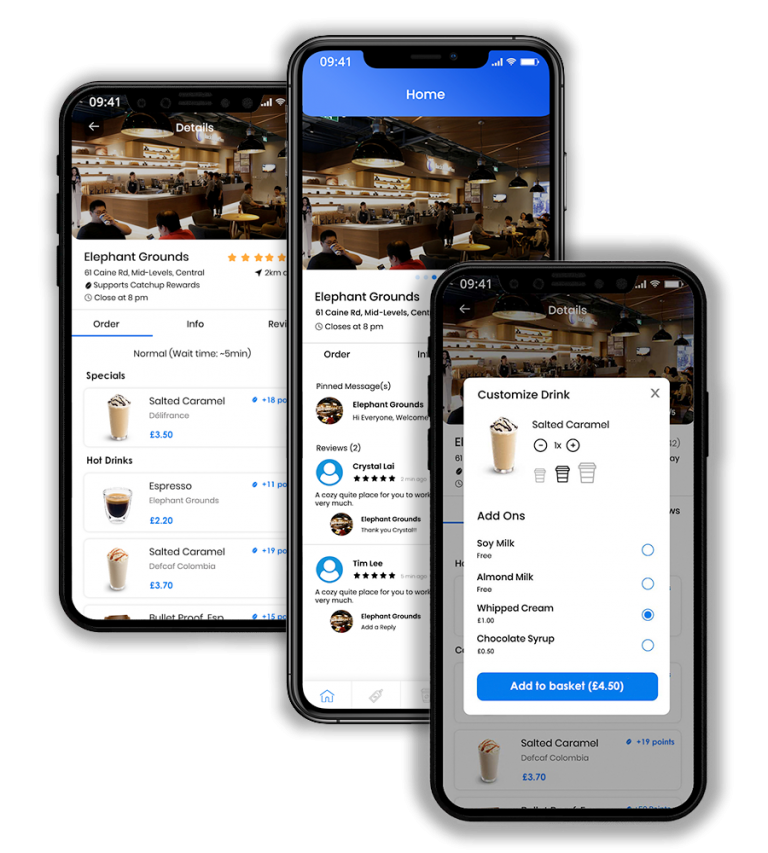 Coffee shop app for business growth | Order and loyalty app | BrewRound